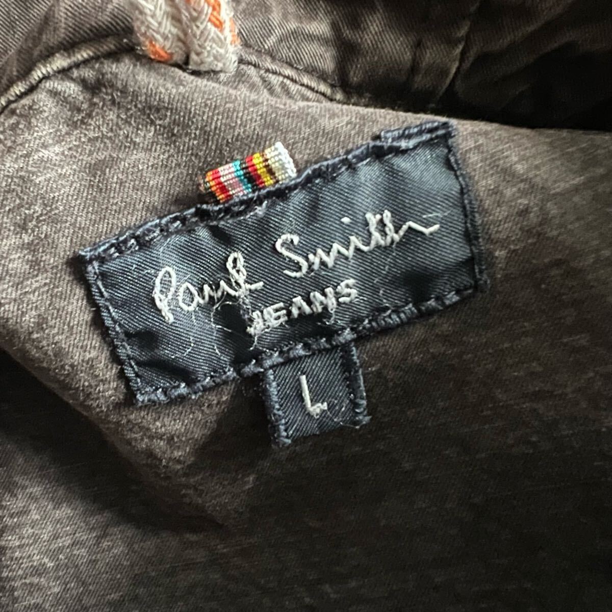 【やや傷や汚れあり】Paul Smith JEANS アノラックパーカー アーカイブ vintage ヴィンテージ イギリス オイルドジャケット フランス 30s 40s 50s 60s ...
