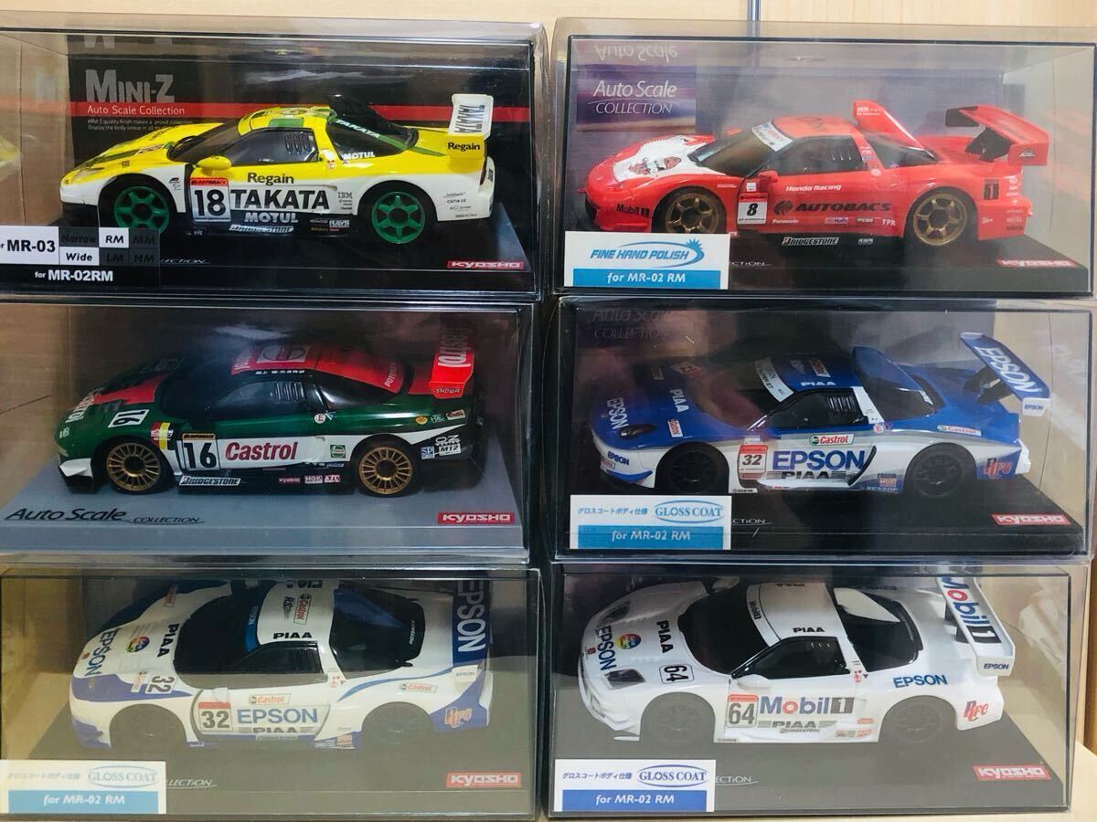 【未使用に近い】未使用 Kyosho 京商 Mini-Z ミニッツ ASC Honda NSX 6台ボディセット塗装済みホイル付きの落札情報 ...