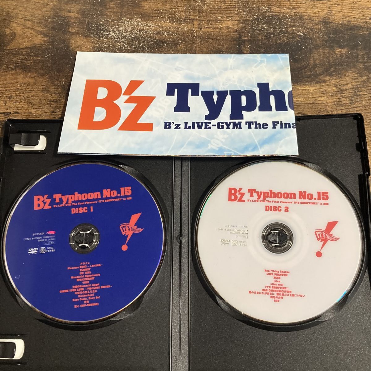 【傷や汚れあり】邦楽DVD B’z / Typhoon No.15 -B’z LIVE- GYM The Final Pleasure IT’S SHOWTIME!! in 渚園 管理P17 ...