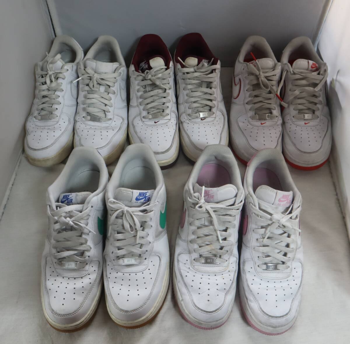 【傷や汚れあり】48NIKEナイキAF1エアフォース ワン/スニーカー5点set/CW2288-111/DH7561-106/DV0788 ...