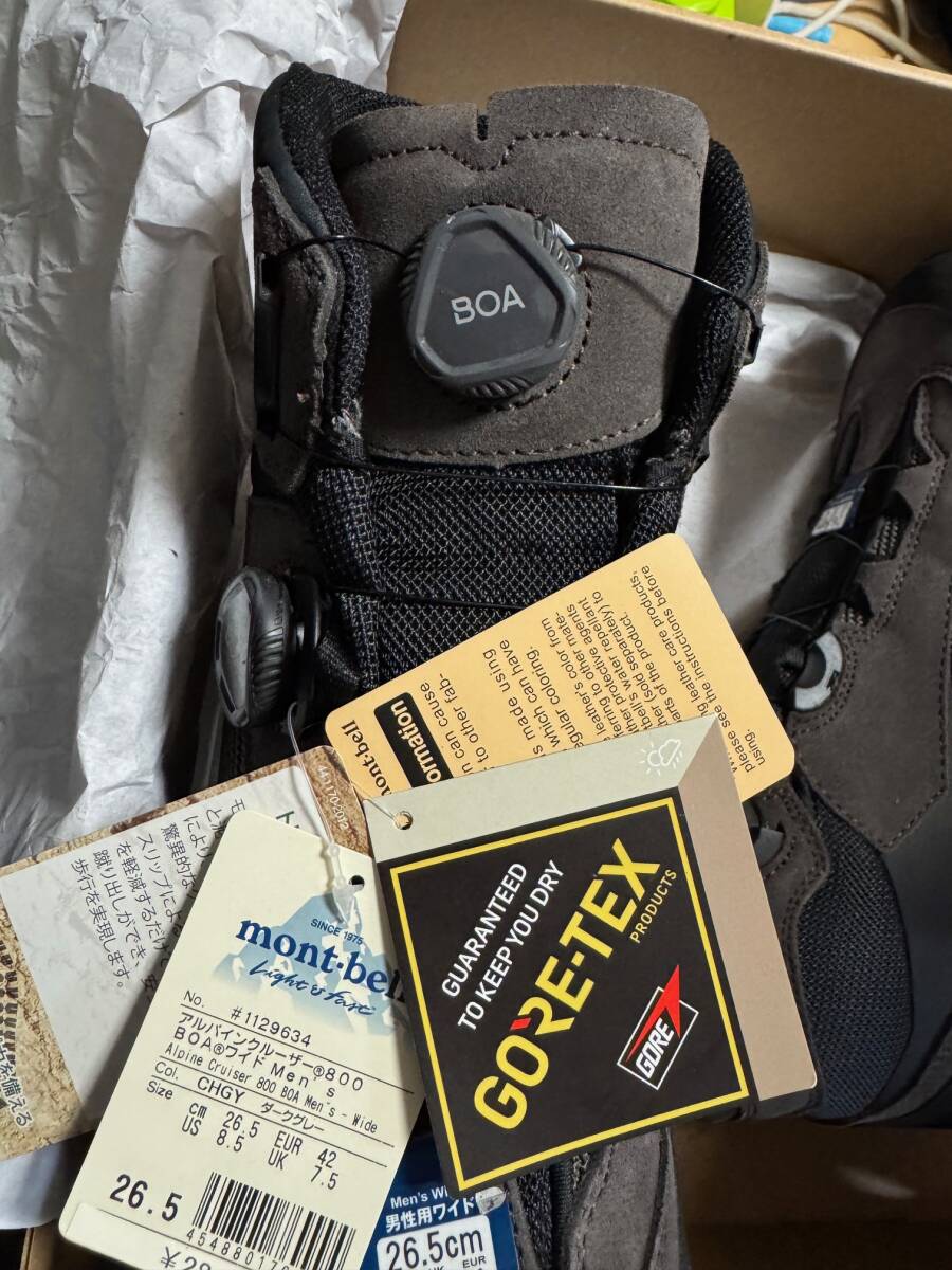 【未使用】モンベル アルパインクルーザー800 BOA Men’s26.5CMの落札情報詳細 - Yahoo!オークション落札価格検索 オークフリー