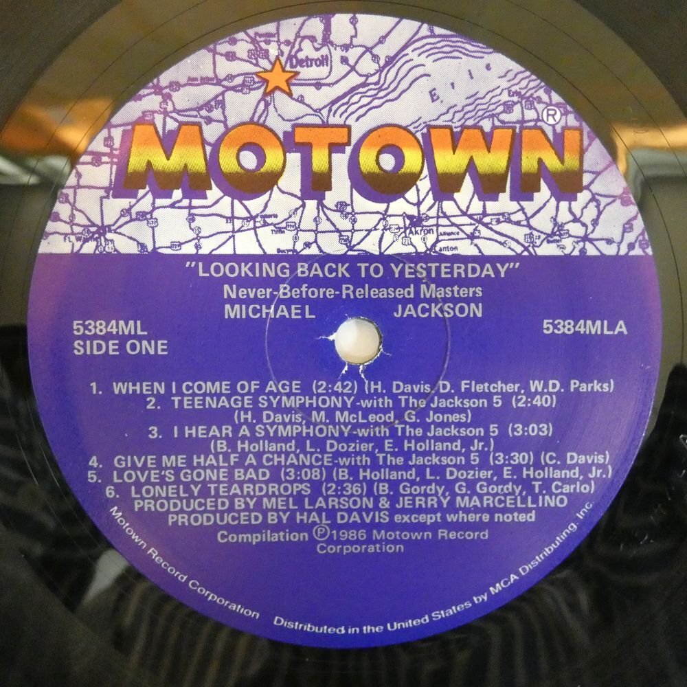 【やや傷や汚れあり】48069870;【US盤】Michael Jackson / Looking Back To Yesterdayの落札 ...