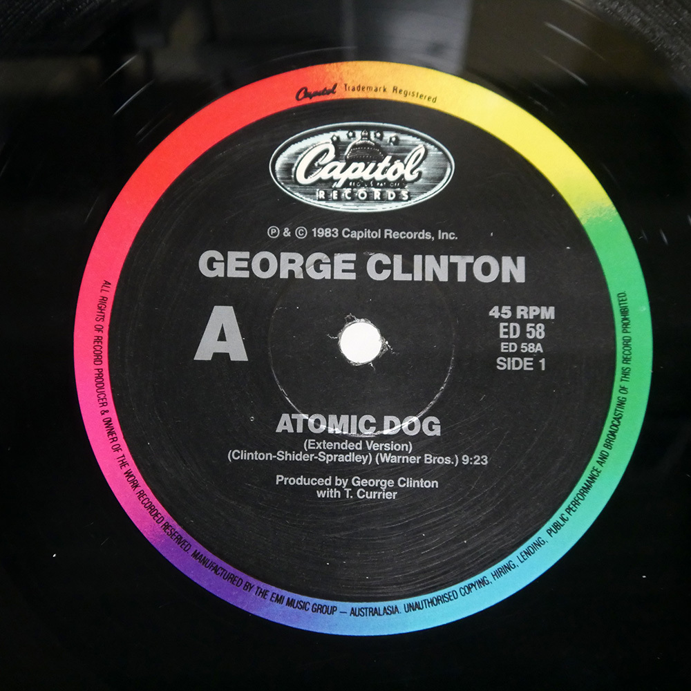 【やや傷や汚れあり】GEORGE CLINTON/ATOMIC DOG/CAPITOL ED58 12の落札情報詳細 - Yahoo!オークション落札価格検索 オークフリー