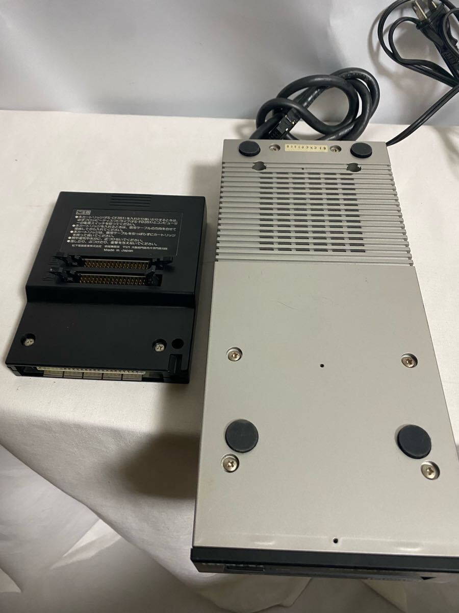 【目立った傷や汚れなし】National FS-FD351 FS-CF351 3.5フロッピーD 本体 MSX 通電確認 ジャンクの落札情報 ...