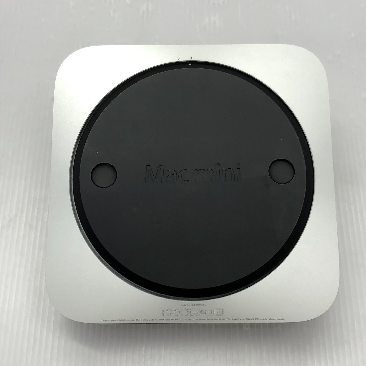 【やや傷や汚れあり】1円 Apple Mac mini A1347 Core 2 Duo GeForce 320M メモリ4GB SSD525GB Mac OS X EI Capitan ...
