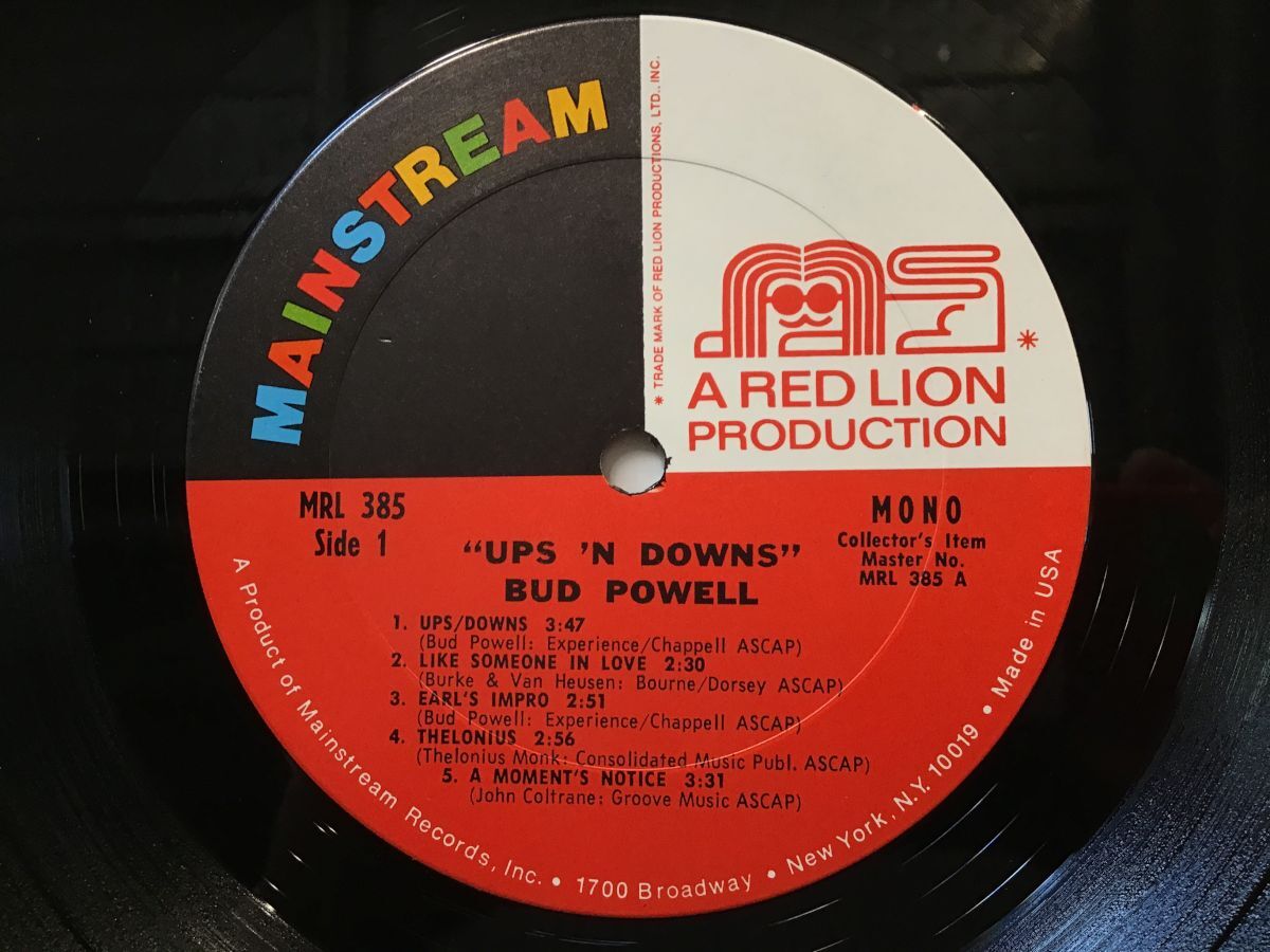 【やや傷や汚れあり】LP / Bud Powell / Ups 'n Downs [88495ER]の落札情報詳細 - Yahoo!オークション落札価格検索 オークフリー
