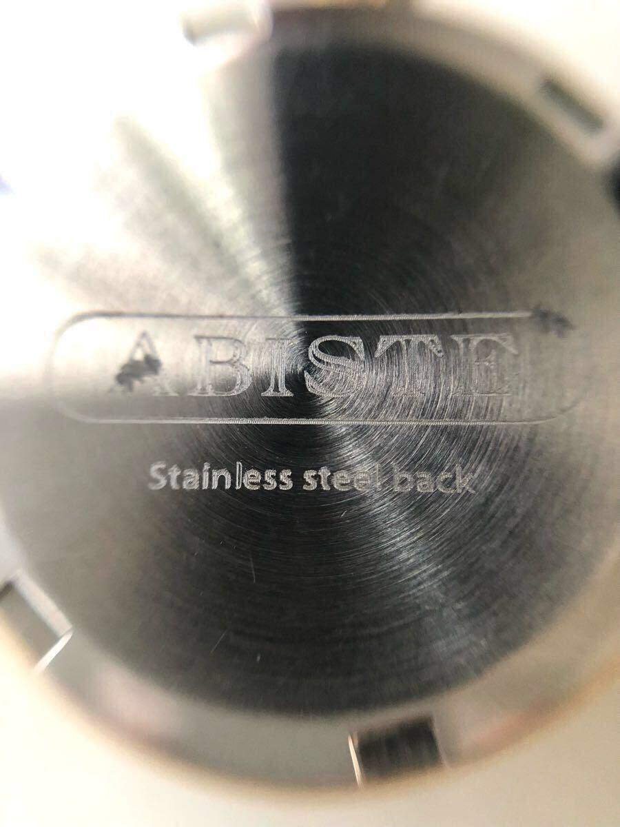 【傷や汚れあり】＋1800円で電池交換後の発送可【ABISTE/アビステ】ラウンドフェイスチェーンブレスレット腕時計（9200034G ...