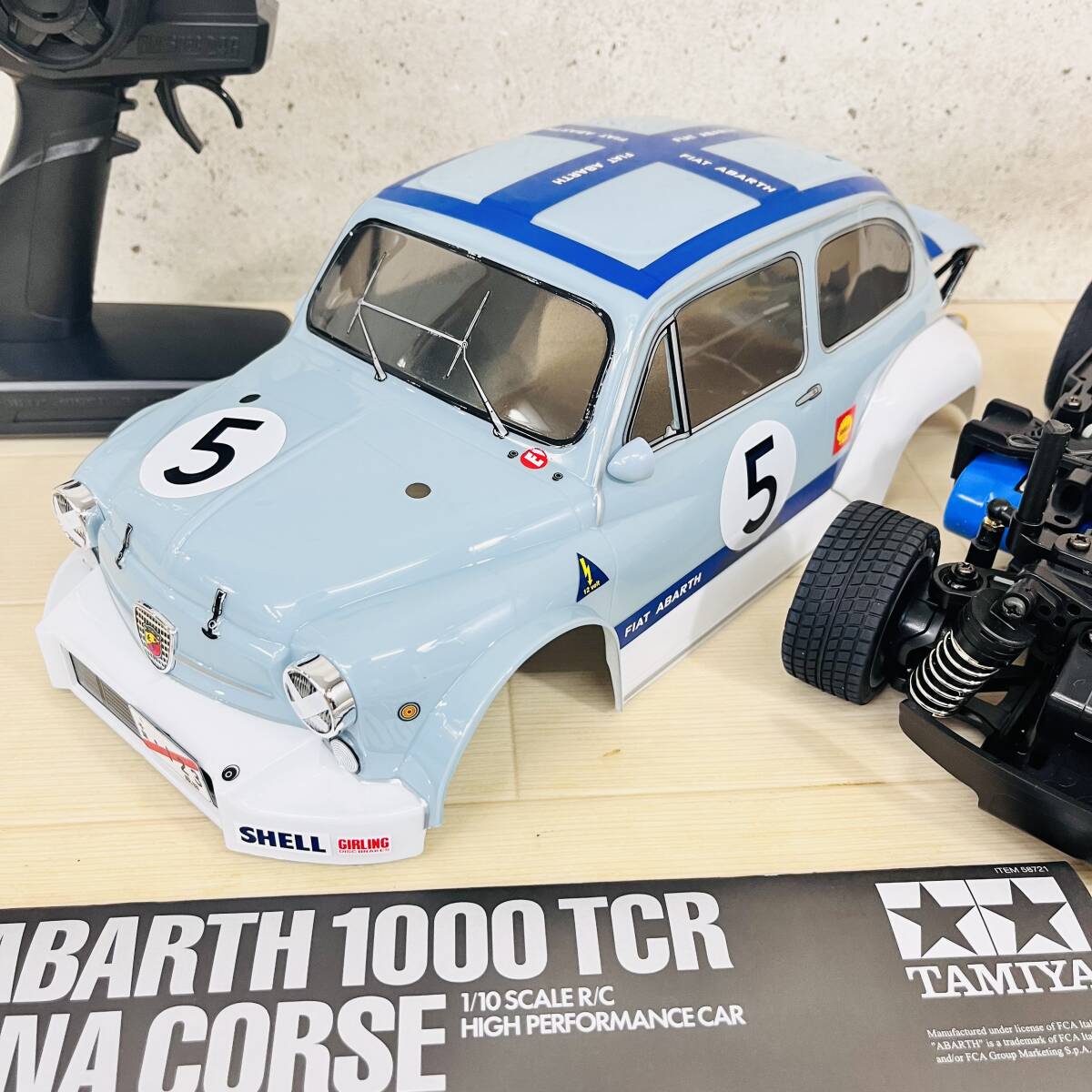 【目立った傷や汚れなし】【美品！】タミヤ 1/10 RC フィアット アバルト 1000TCR ベルリーナ コルサ MB-01 シャーシ ラジコン プロポ付き TTU-08の落札情報詳細 ...
