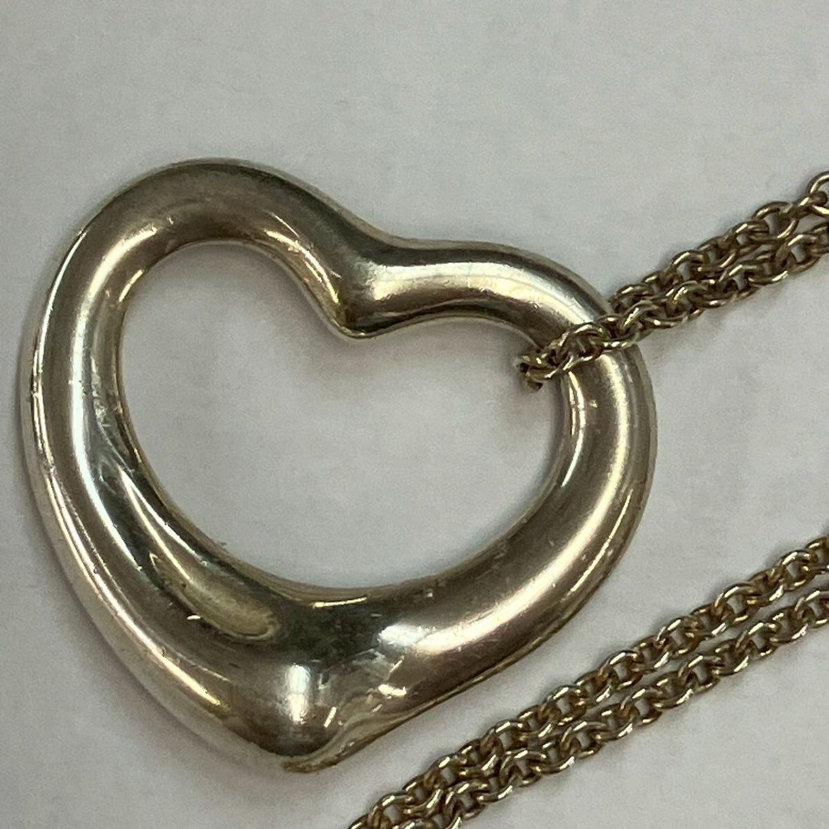 【傷や汚れあり】B073-P1-622★ TIFFANY&Co. ティファニー アクセサリー ネックレス オープンハート エルサペレッティ 925 シルバーアクセサリー KAの落札情報詳細 ...