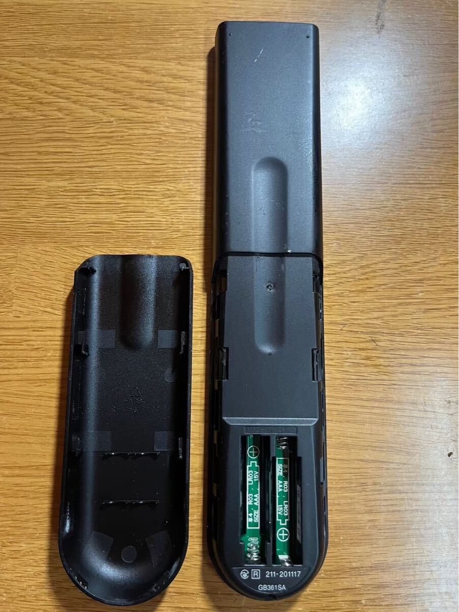 【目立った傷や汚れなし】SHARP テレビリモコン GB361SA 動作品 ☆53の落札情報詳細 - Yahoo!オークション落札価格検索 オークフリー