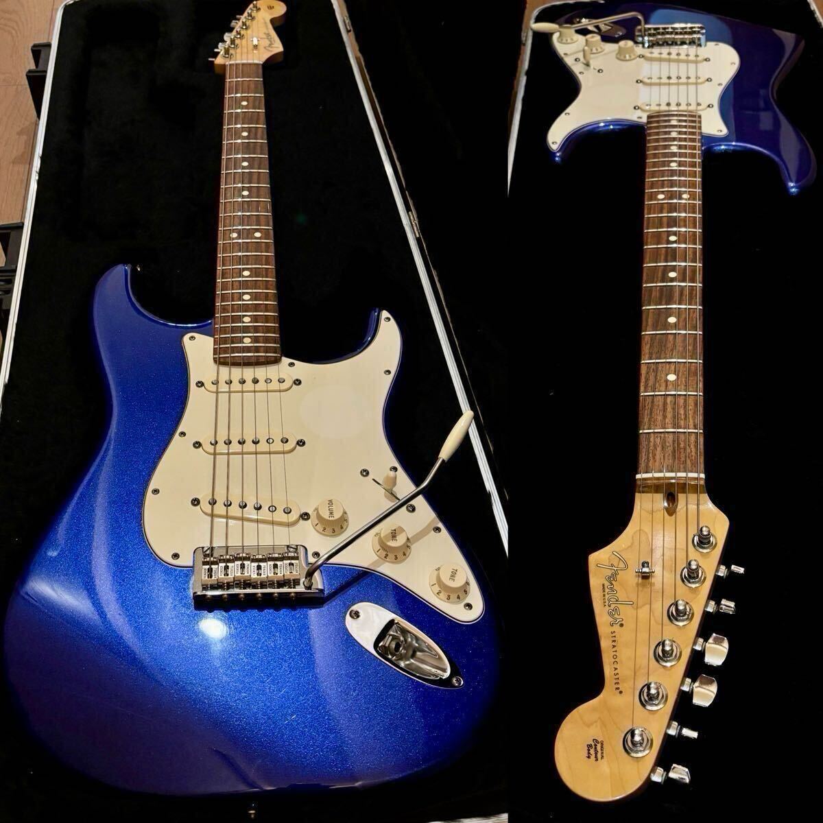 【目立った傷や汚れなし】【美品】Fender USA AMERICAN STANDARD STRATOCASTER 2012 Mystic Blue Custom Shop Fat ‘50s ...