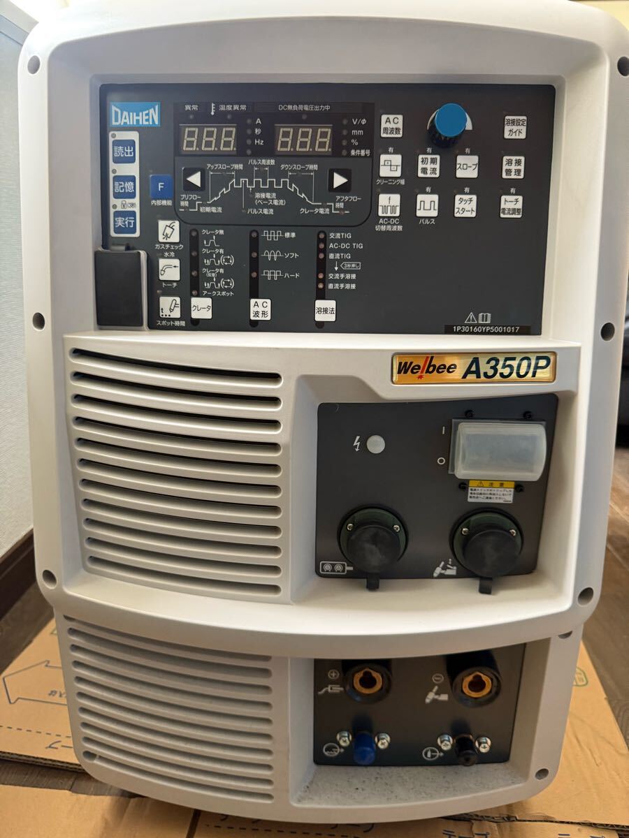【未使用】[TIG溶接機]ダイヘン WB-A350P(空冷) ウェルビーインバータA350P ダイヘン 半自動溶接機 Welbee ウェルビー ...