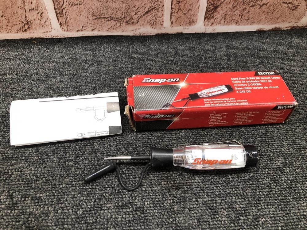 【やや傷や汚れあり】017 おすすめ品 Snap-on コードレスサーキットテスター EECT200の落札情報詳細 - Yahoo ...