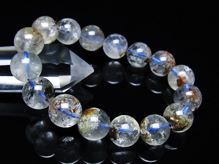 【未使用】誠安 極品天然AAAガーデン トルマリンルチル入り ブレスレット 13mm [T253-3093]の落札情報詳細 - Yahoo!オークション落札価格検索 オークフリー