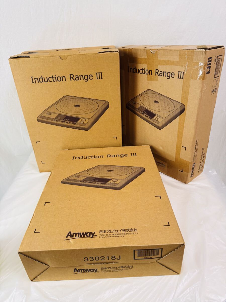 【未使用】 新品未使用 アムウェイ インダクションレンジ Ⅲ IHクッキングヒーター Amway Induction Range III 4コ ...