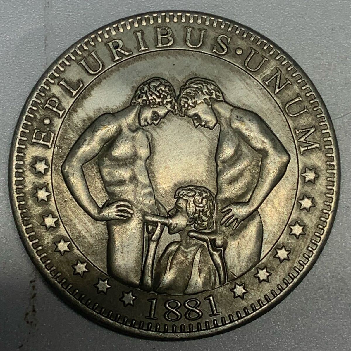 【やや傷や汚れあり】銀貨 1ドル 1881年 モルガン銀貨 イーグル アメリカ 硬貨 古銭 貿易銀 コイン 竜 蔵品 骨董品81の落札情報詳細 - Yahoo!オークション落札価格検索 オークフリー