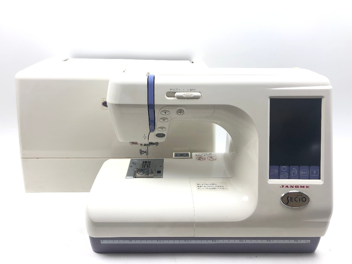 【全体的に状態が悪い】JANOME ジャノメ SECIO スーパーセシオ 9500 モデル 850型 コンピュータ ミシン ハンドメイド 裁縫 ...