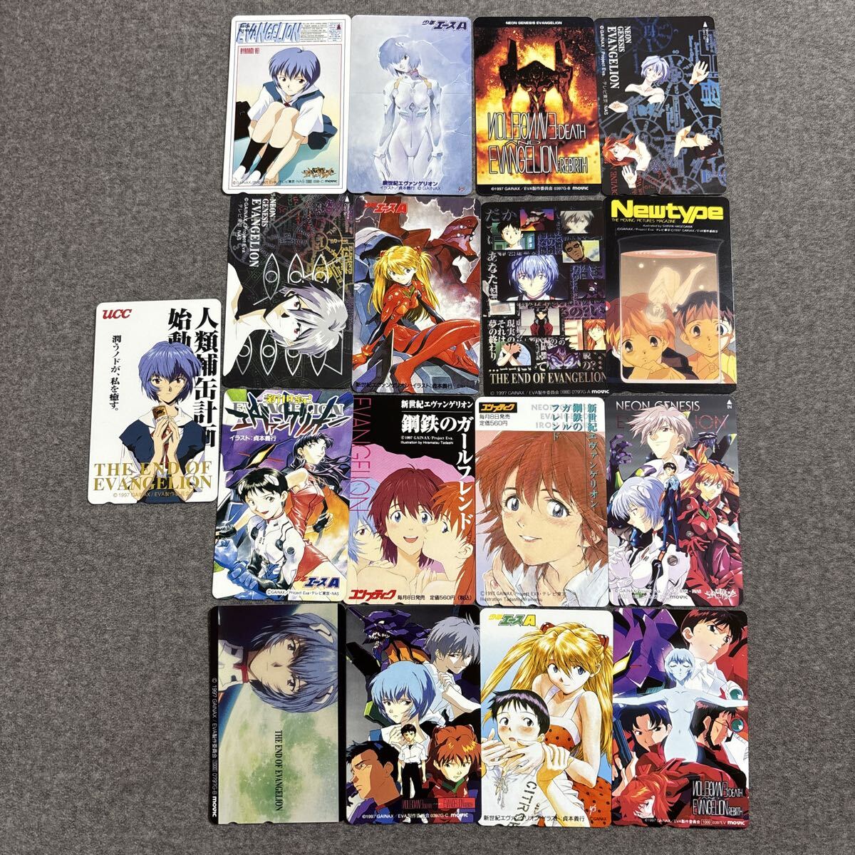 【やや傷や汚れあり】レア 入手困難 未使用 新世紀エヴァンゲリオン テレカ17点セット 月刊少年エースA/網鉄のガールフレンド/Newtype/貞本義行 劇場版の落札情報詳細 - Yahoo ...