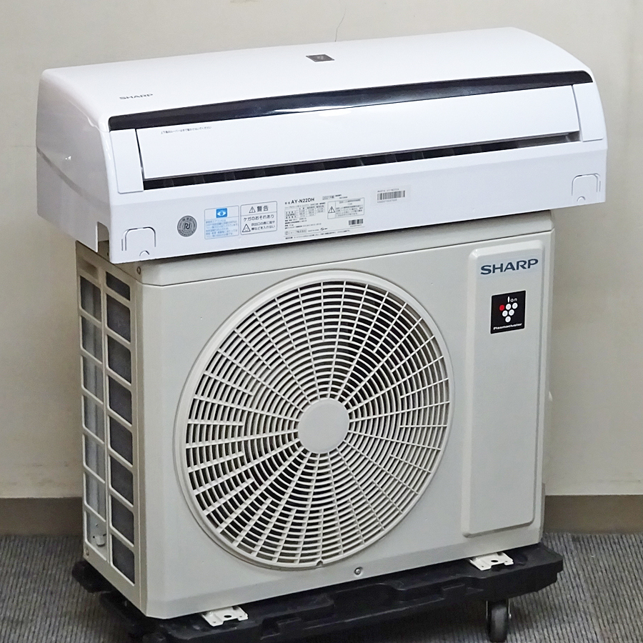 【傷や汚れあり】SHARP【AY-N22DH】シャープ プラズマクラスター7000搭載 ルームエアコン 2.2kW おもに6畳用 2021年製 中古品の落札情報詳細 - Yahoo ...