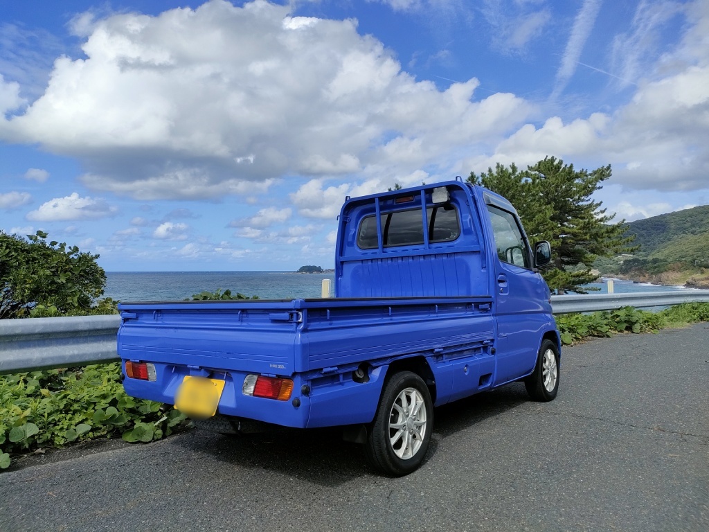 【走行距離 125920 km】★激レア!!4速オートマチック 三菱 ミニキャブトラック TL 最上級グレード 純正エアロ H11年式 125 ...