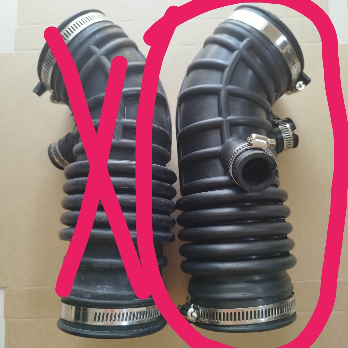 【未使用】スカイライン V36 KV36 エアダクトホース インテーク VQ35 37HR フェアレディZ Z33 Z34 クロス 16576 ...