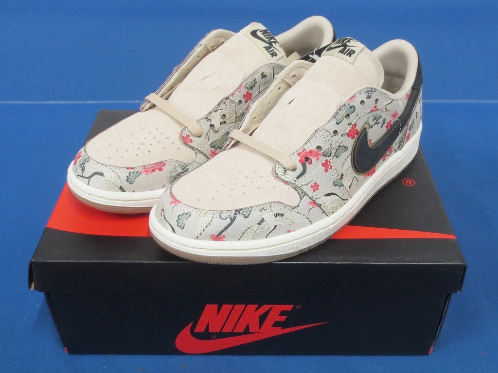 【未使用】ナイキ NIKE × RUI HACHIMURA AIR JORDAN 1 RETRO LOW OG CRANES 2025 ...