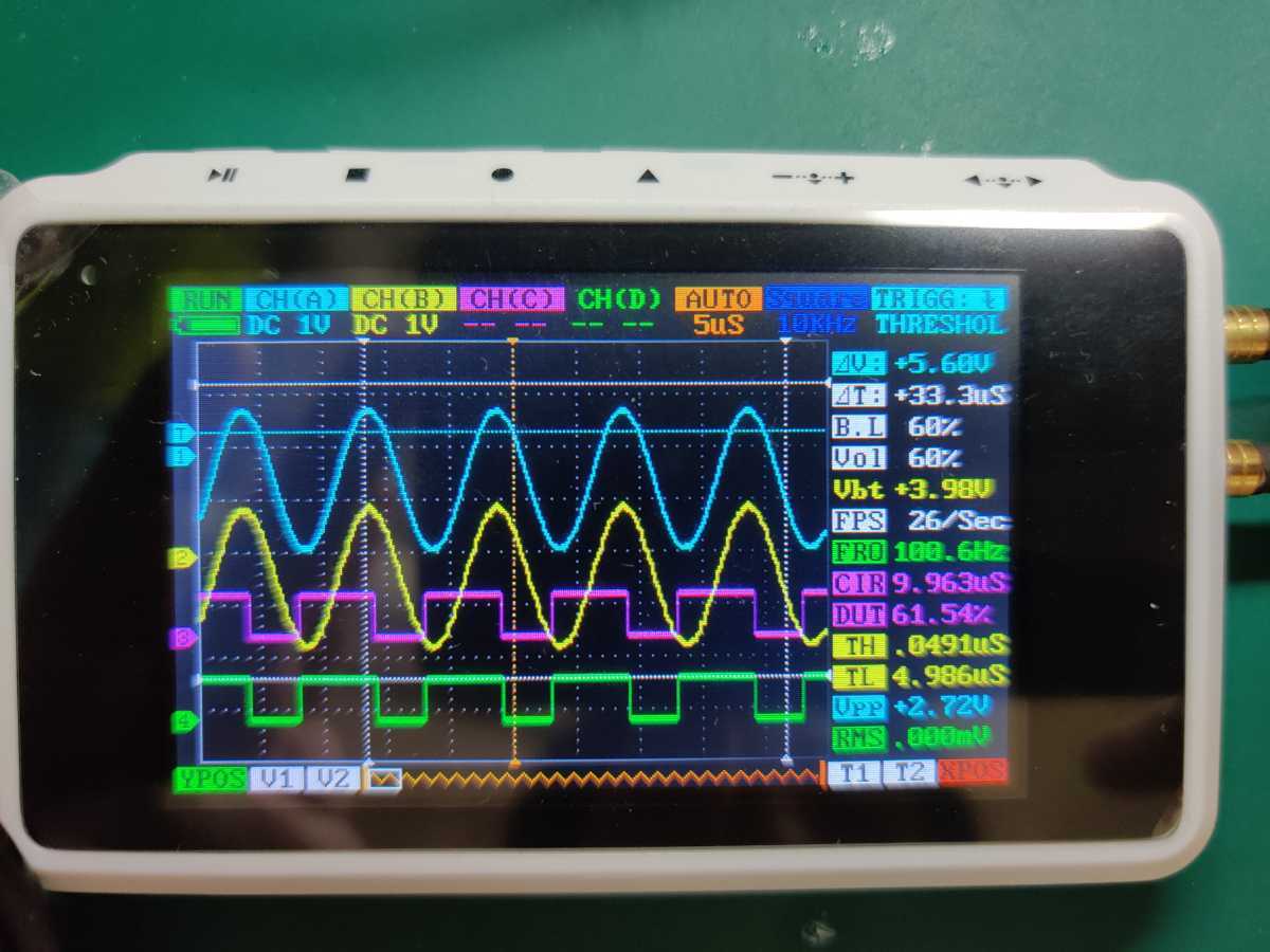DSO Quad DSO203 ポータブル 4チャンネル デジタル オシロスコープ アナログ2ch+デジタル2chの落札情報詳細 - Yahoo!オークション落札価格検索 オークフリー