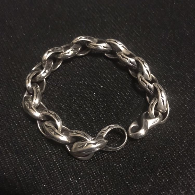 【1円出品】エムズコレクション M'scollection MC-322 BLESS ブレスレット バングル シルバー Silver 925 極美品 重厚感 クロムハーツの落札情報詳細 ...