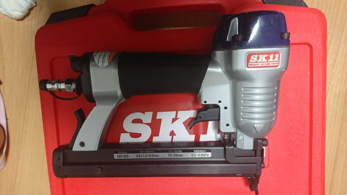 (美品)SK11 エアータッカー‐4mm 電動工具 SAT-425 エアーツール エアー工具 藤原産業 検)Makita 兼松 日立 若井 SENKO MAX マキタ RYOBIの落札情報詳細 ...