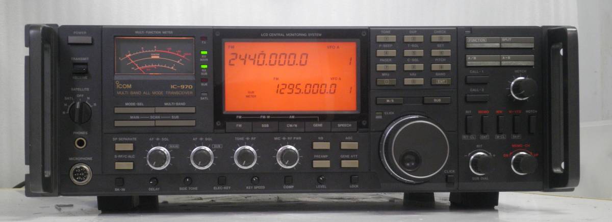 ICOM IC－970J 1.2/2.4GHzユニット内蔵オールモード固定機ですの落札情報詳細 - ヤフオク落札価格検索 オークフリー