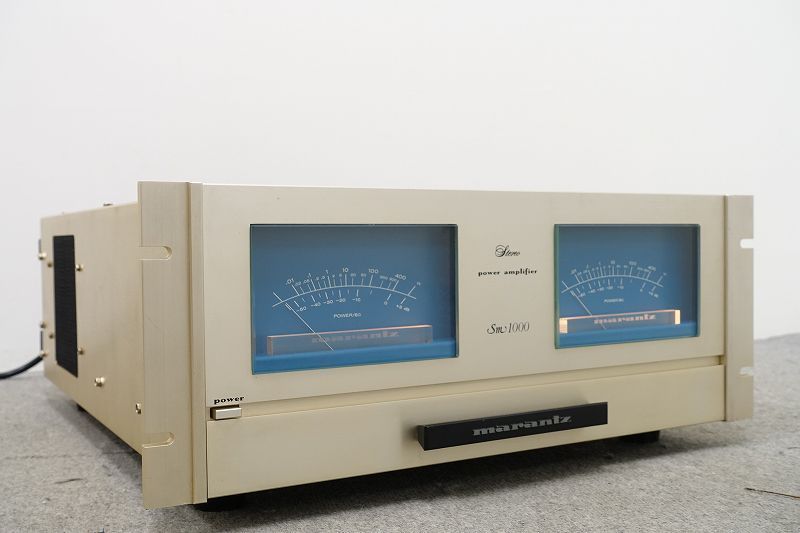 marantz SM1000 パワーアンプ SM-1000 マランツ 006133002JW の落札情報詳細| ヤフオク落札価格情報 オークフリー