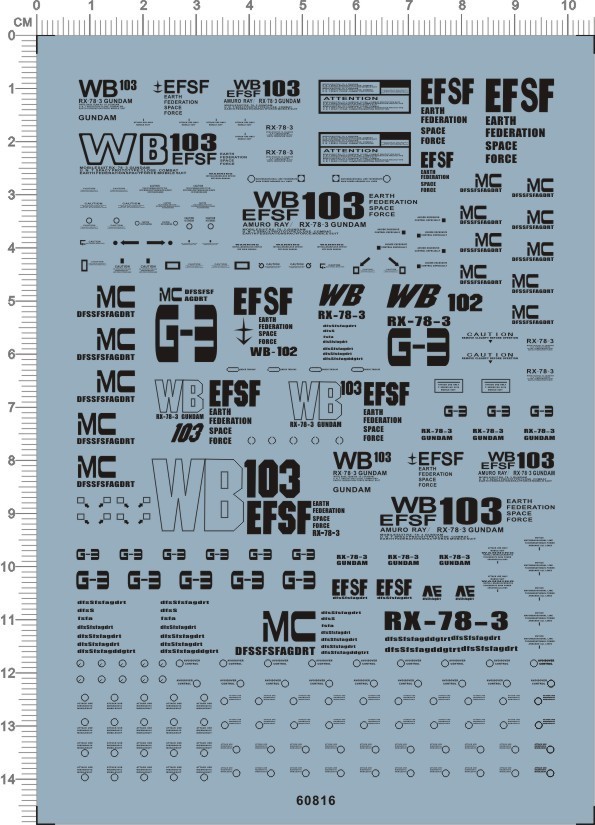 【新品】MG G-3ガンダム用 デカール（ブラック） 送料込 の落札情報詳細| ヤフオク落札価格情報 オークフリー