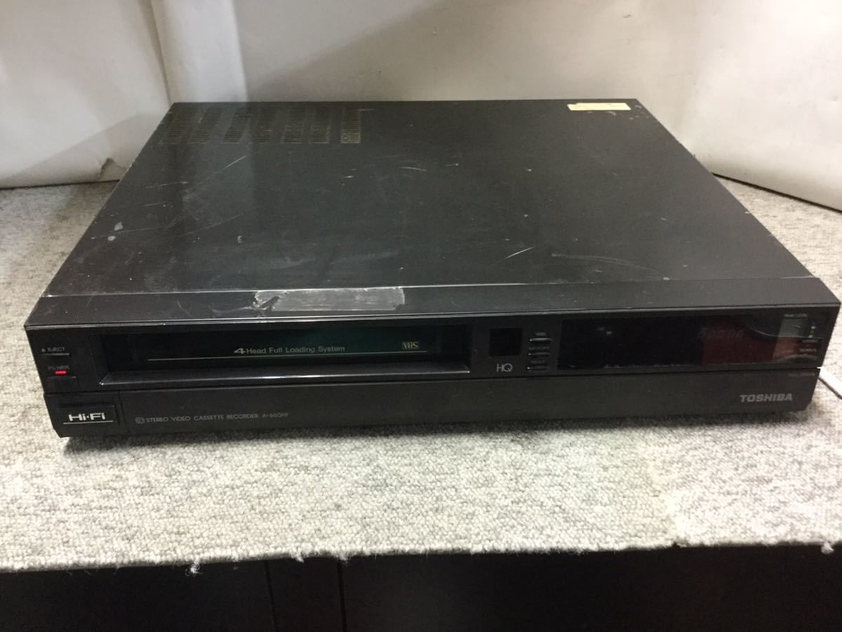 TOSHIBA VHS ビデオデッキ A-660HF ジャンク 東芝の落札情報詳細 - Yahoo!オークション落札価格検索 オークフリー