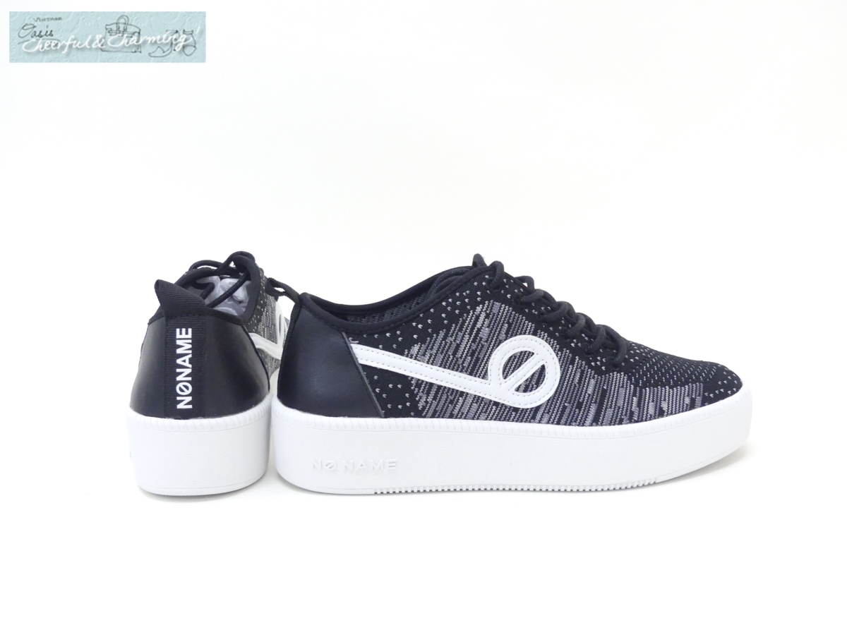【新品】未使用 NO NAME/ノーネーム ニットスニーカー JAVA SOFT STK 36 ブラック×グレーの落札情報詳細 - ヤフオク落札価格検索 オークフリー