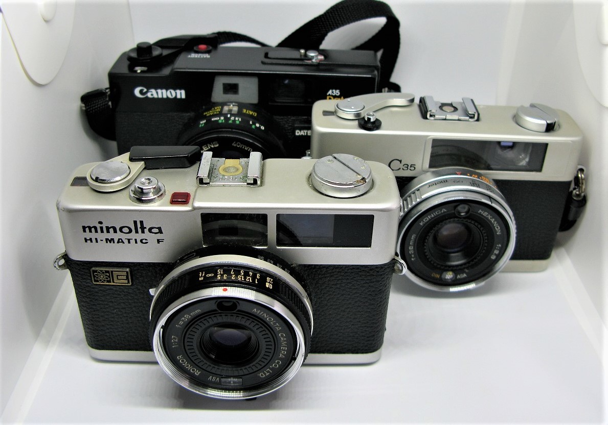 minolta hi-matic F KONICA C35 canon A35 Detelux 3台の落札情報詳細 - ヤフオク落札価格検索 ...