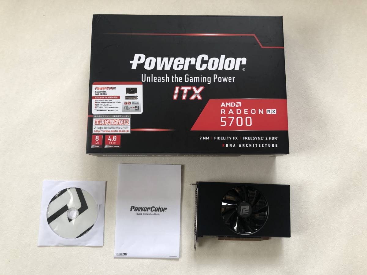 PowerColor Radeon RX5700 ITX 8GB GDDR6 [AXRX 5700 ITX 8GBD6-2DH] グラフィック ...
