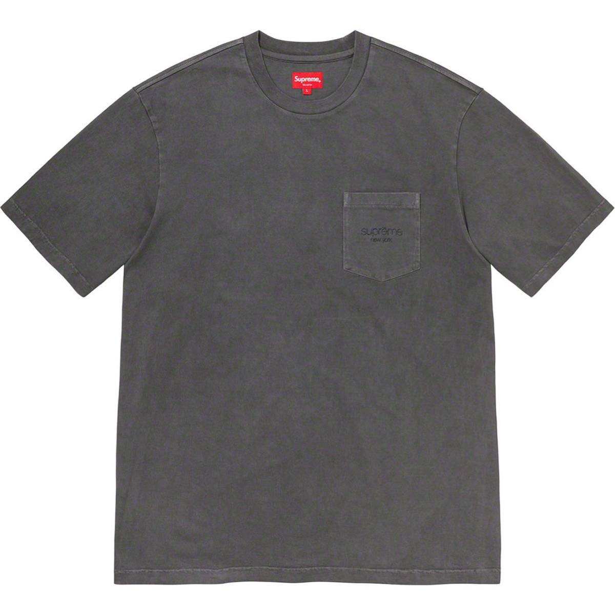 2020SS Supreme Overdyed Pocket Tee 20SS シュプリーム オーバーダイ ポケット Tシャツ S Small Boxlogo ボックスロゴ ステッカーの落札 ...