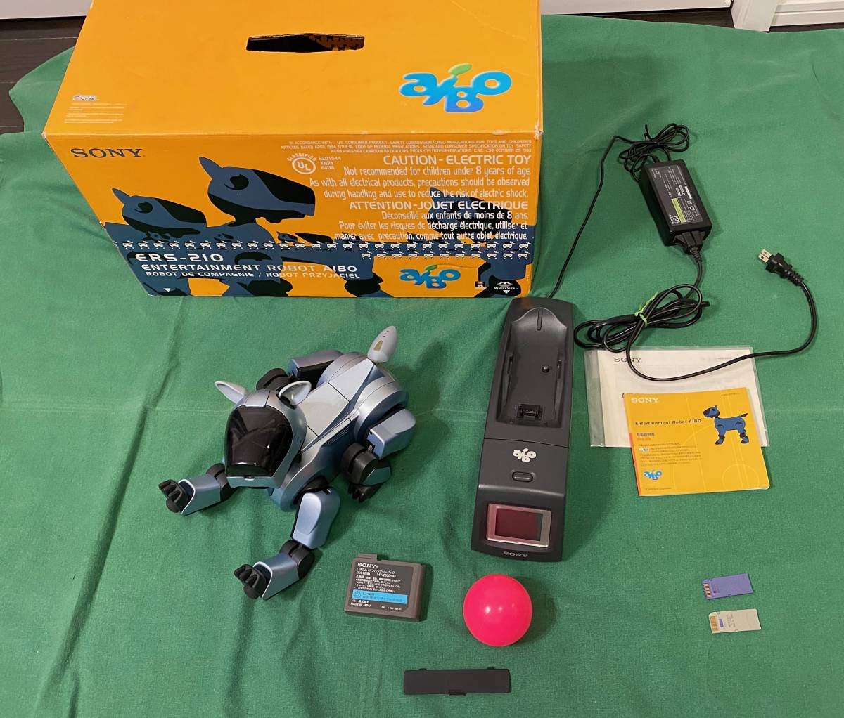 SONY AIBO ERS-210 シルバー 動画有り 初期化したaiboライフ2、おりこうAIBO、パーティマスコット付きの落札情報詳細 - Yahoo!オークション落札価格検索 オークフリー