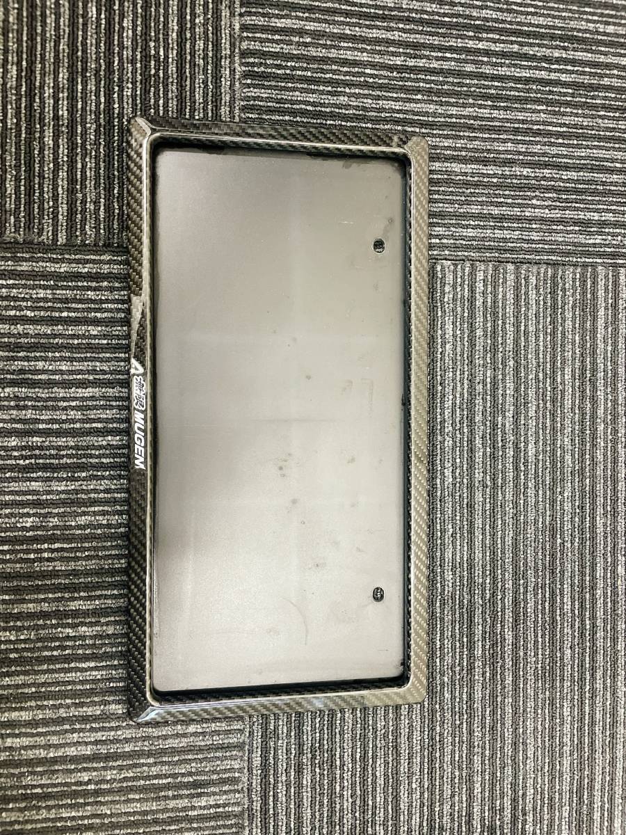 HONDA ホンダ 無限 MUGEN ドライカーボンナンバーフレーム フロント S2000 S660 FD2 FK2 FK8 DC5 DC2 EK9 CL7 CL1 EK9 EG6 EP3 ...