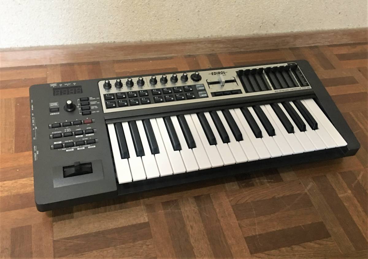 EDIROL PCR-300 完全動作品 MIDIコントローラー Roland Windows10にて動作を確認済み 音楽制作の必需品の落札 ...
