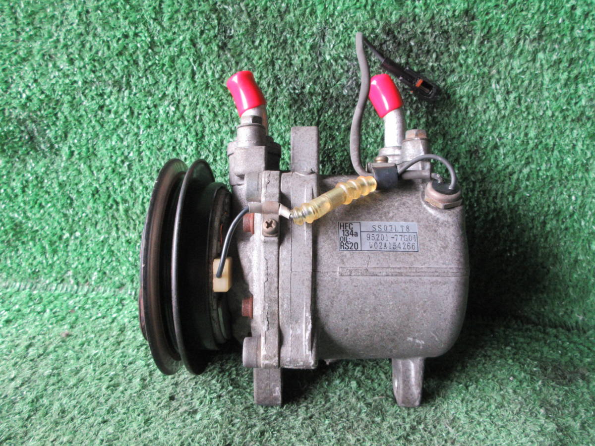 N195 ワゴンR[MC22S]エアコンコンプレッサー[95201-77G01] の落札情報詳細| ヤフオク落札価格情報 オークフリー