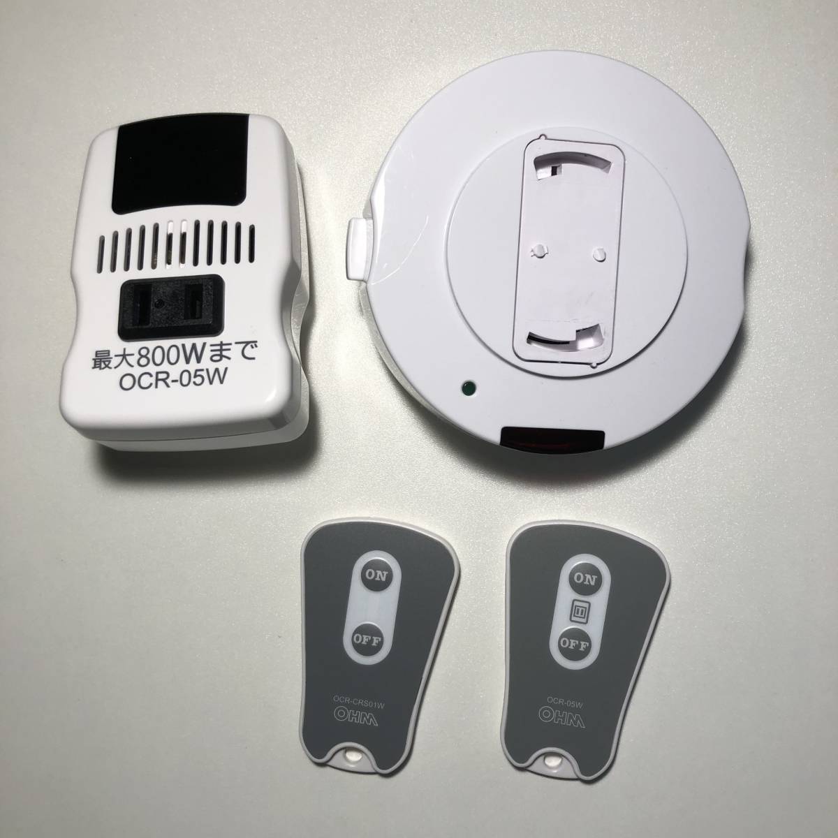スマートホーム用赤外線リモコン2種 オーム電機 OCR-CRS01W と OCR-05Wの落札情報詳細 - Yahoo!オークション落札価格検索 オークフリー