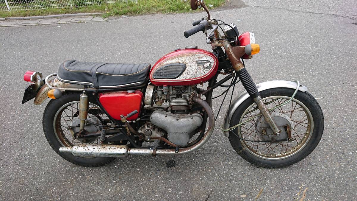 KAWASAKI W1S 後期型 【中古】の落札情報詳細 - ヤフオク落札価格検索 オークフリー