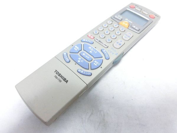 【傷や汚れあり】TOSHIBA 東芝 リモコン RM-F99 動作確認済 G2943の落札情報詳細 - ヤフオク落札価格検索 オークフリー