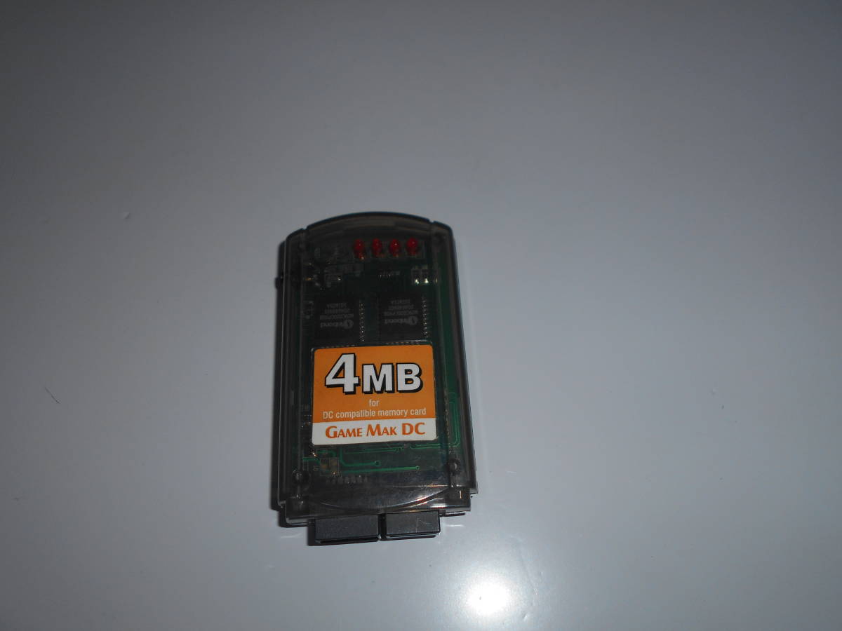 動作確認済 メモリーカード 4MB Dreamcast ドリームキャスト GAME MAK DC (ビジュアルメモリ)の落札情報詳細 ...
