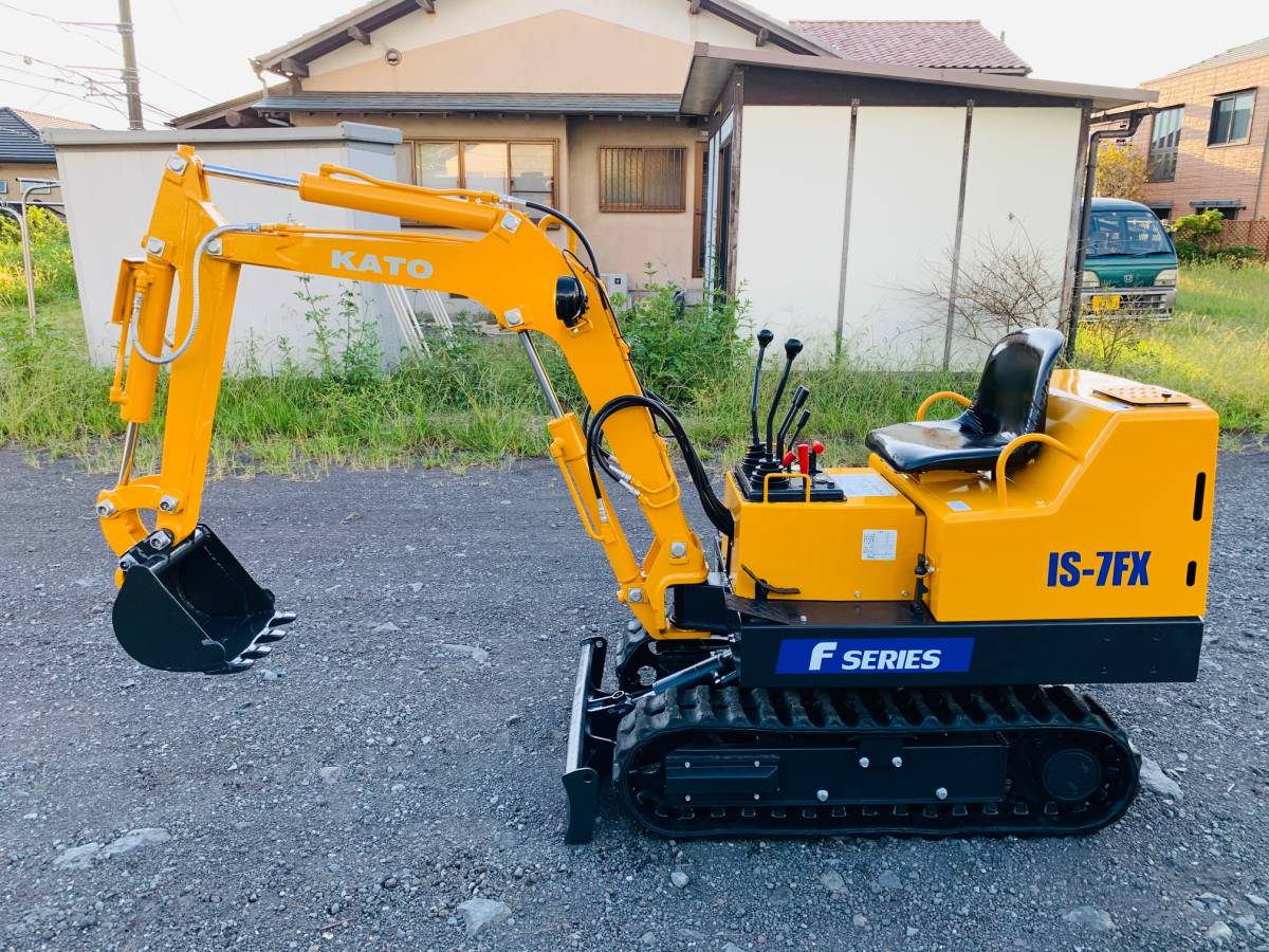 IHI(KATO) IS-7FX ミニ油圧ショベル・760時間・0.7tクラス・操作パターン切り替え・スペアキー付・バケットフック付・【下取りOK】 の落札情報詳細 - Yahoo ...