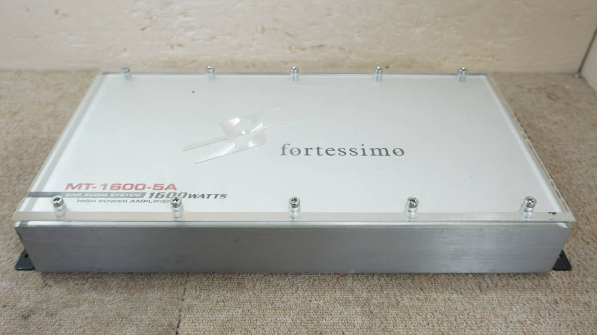 N5321￥1～fortessimo/フォルテッシモ カーアンプ パワーアンプ MT-1600-5A 未チェック品の落札情報詳細 - ヤフオク ...