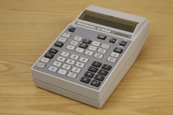 【リコー RICOH】関数電卓（RICOMAC X-822） ジャンクの落札情報詳細 - ヤフオク落札価格検索 オークフリー