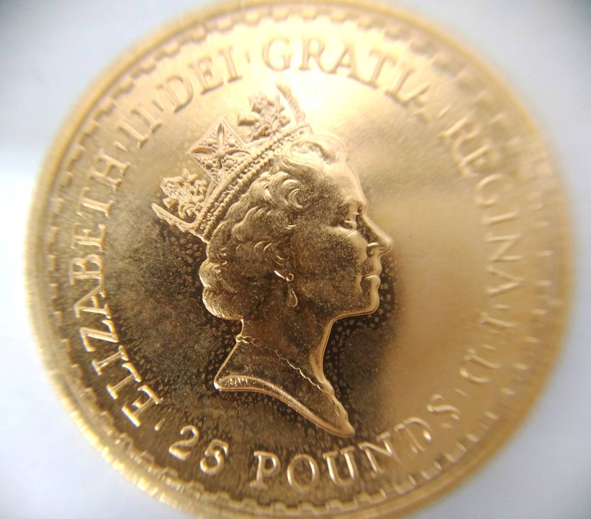 K22 1／4oz ブリタニア金貨 コイン 2.1×2.1cm 8.6gの落札情報詳細 - ヤフオク落札価格検索 オークフリー