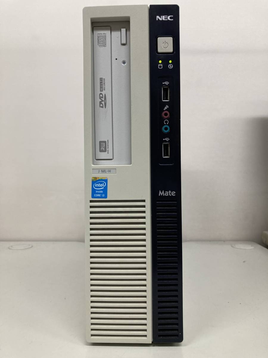 NEC Mate J ML-H /Core i3-4130 3.4GHz/4GB/500GB/DVD-Multi/Windows10 Pro 64bit （中古） の落札情報詳細 ...